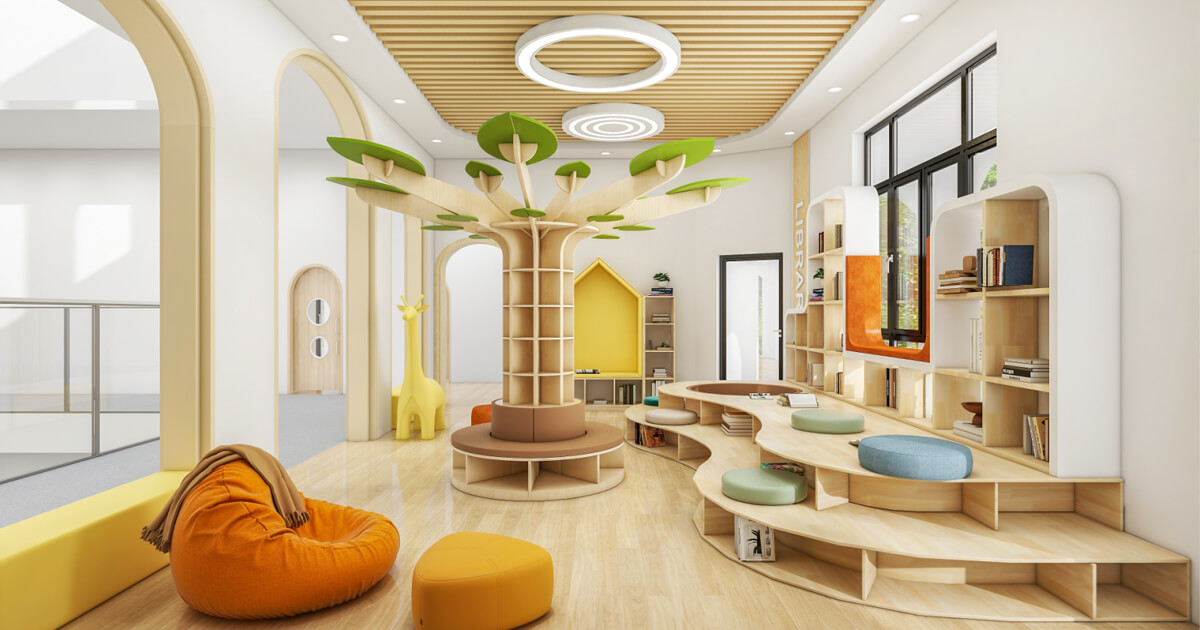 Preschool Book Room Design and Furniture Manufacturer